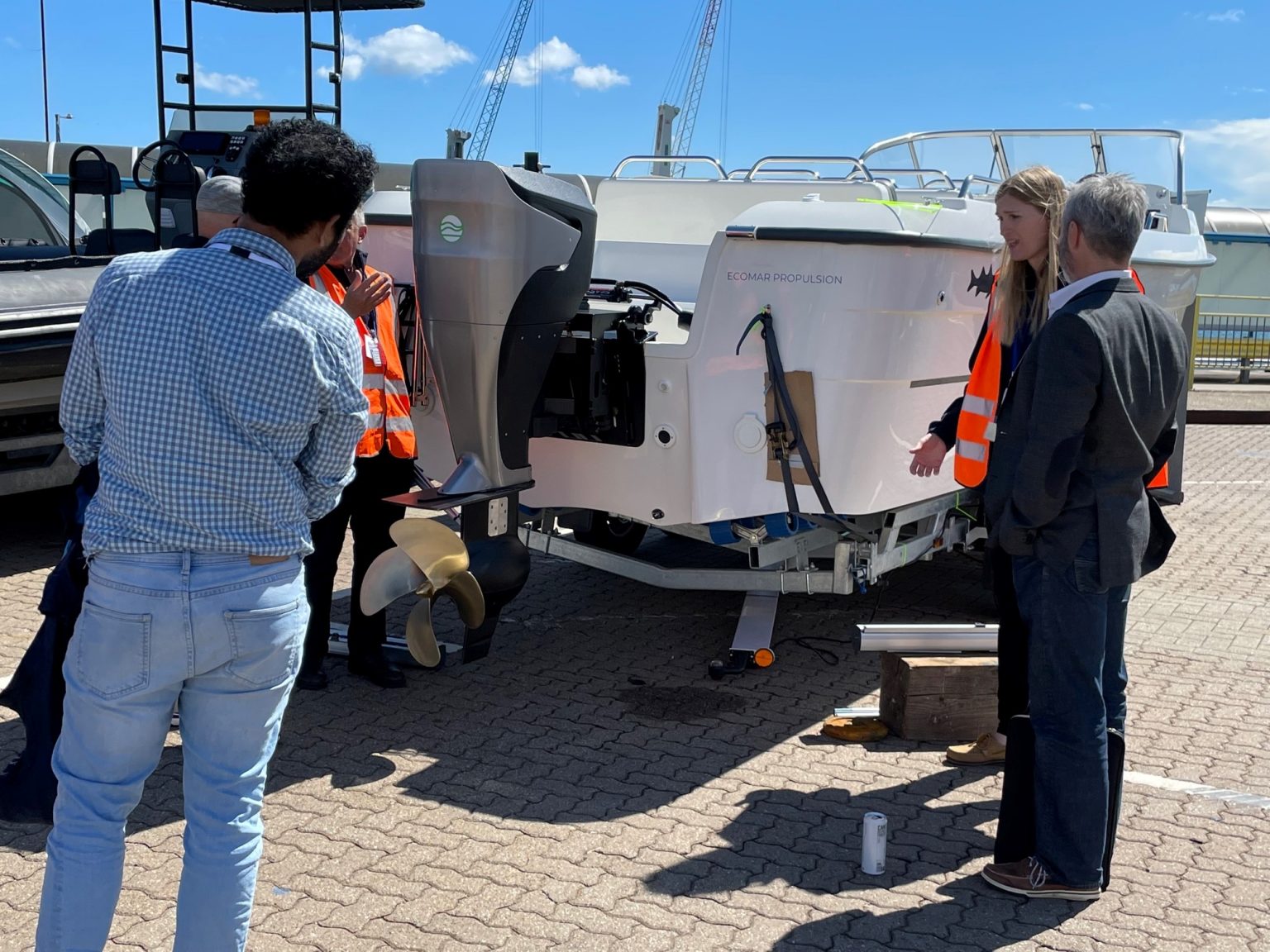 Ecomar Propulsion Reveal Zero Emission Outboard | Ecomar Propulsion Ltd